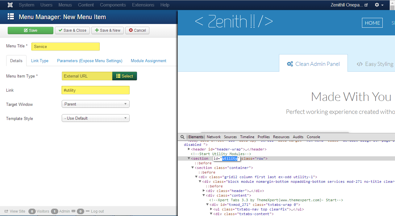How to Create One Page Joomla Template - ThemeXpert