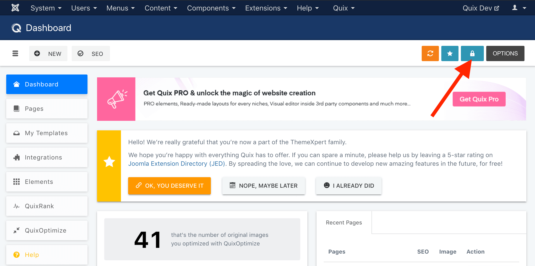 Activating your Quix License - ThemeXpert
