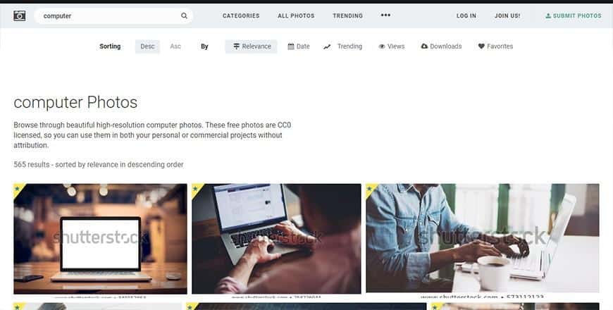 70+ Source of Royalty Free Stock Photos for Your Themes, Website and ...