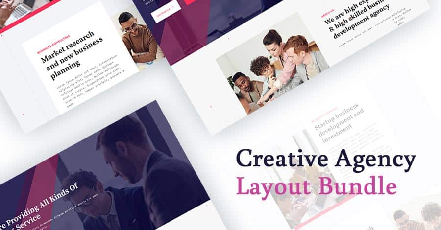 Introducing Creative Agency Layout Bundle for Quix Page Builder ...