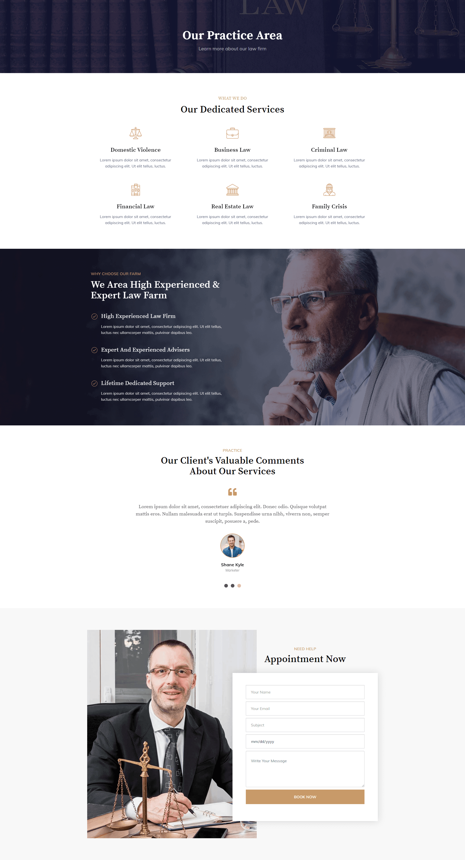 Introducing Law Firm Layout Pack For Quix Page Builder - ThemeXpert