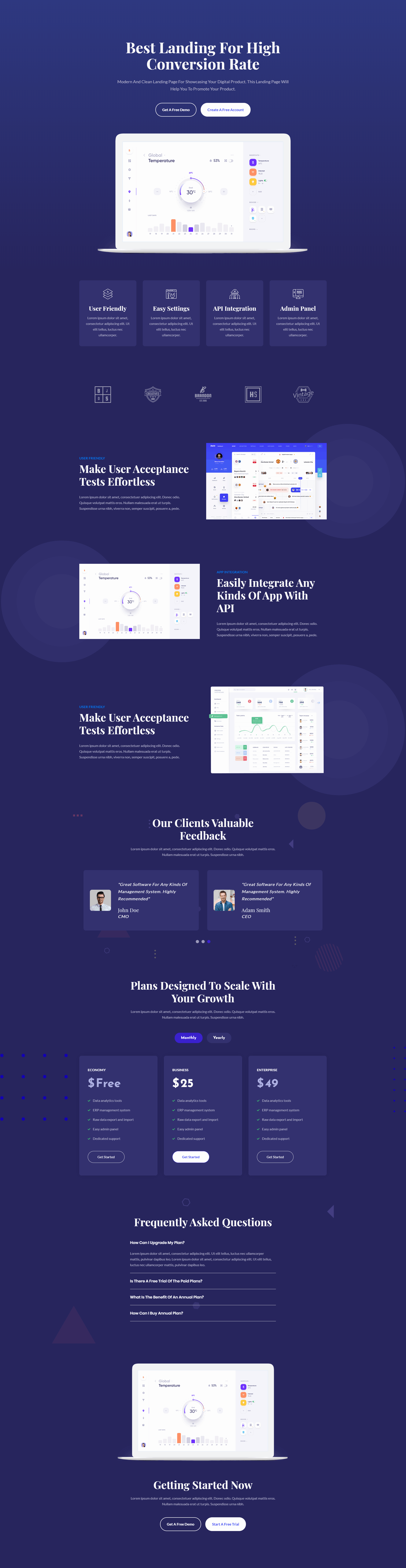 Introducing Software and SaaS Landing Page Kit for Quix Page Builder - ThemeXpert