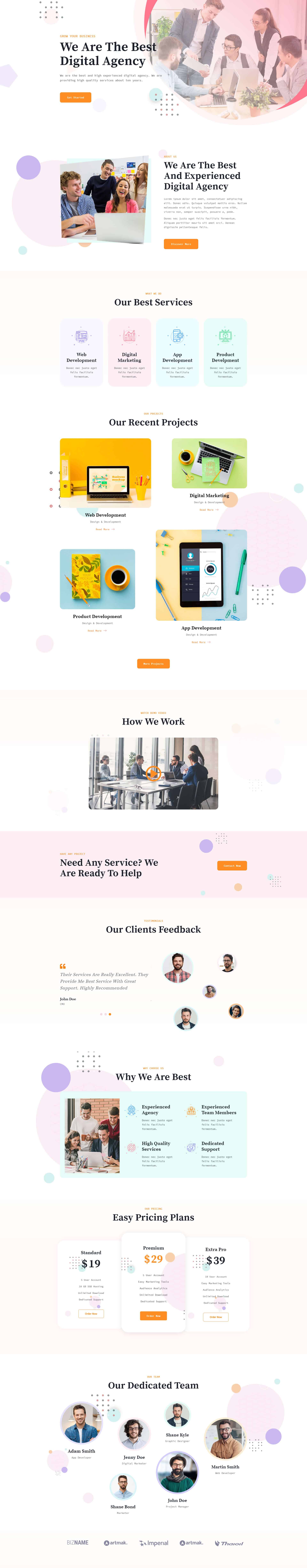 Introducing Digital Agency Layout Pack for Quix Page Builder - ThemeXpert
