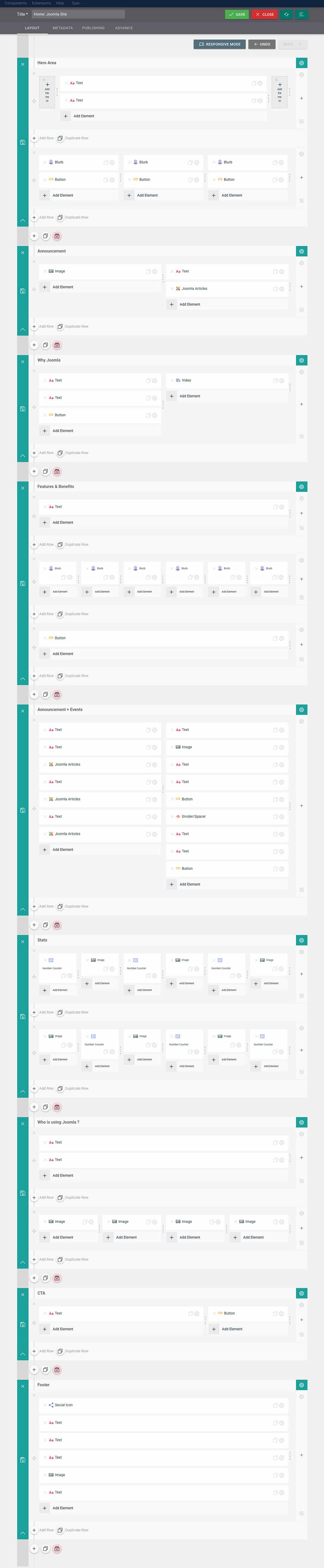 How to Re-create Joomla.org Homepage With Quix - ThemeXpert