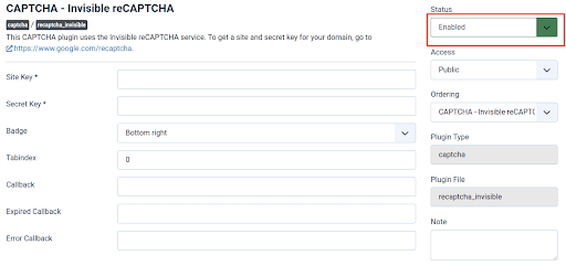 How to use Invisible reCAPTCHA with the form element of Quix 4 in Joomla 4? - ThemeXpert