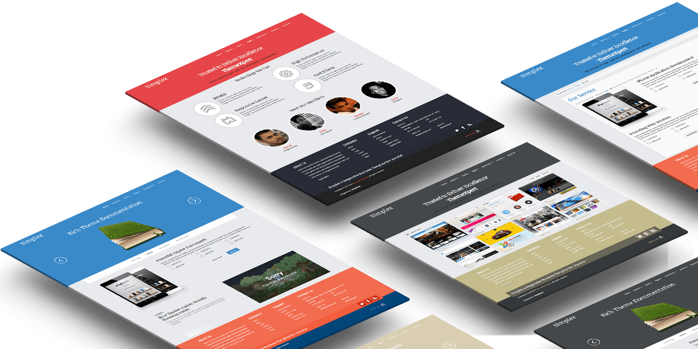 Simplex - Responsive Business Template for Joomla - ThemeXpert